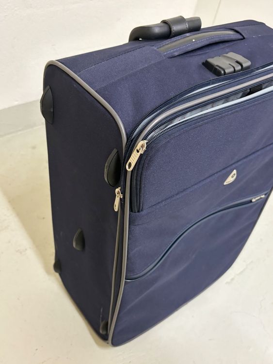 Reisekoffer Samsonite Stoff Dunkelblau B40/T25/H60 | Kaufen auf Ricardo