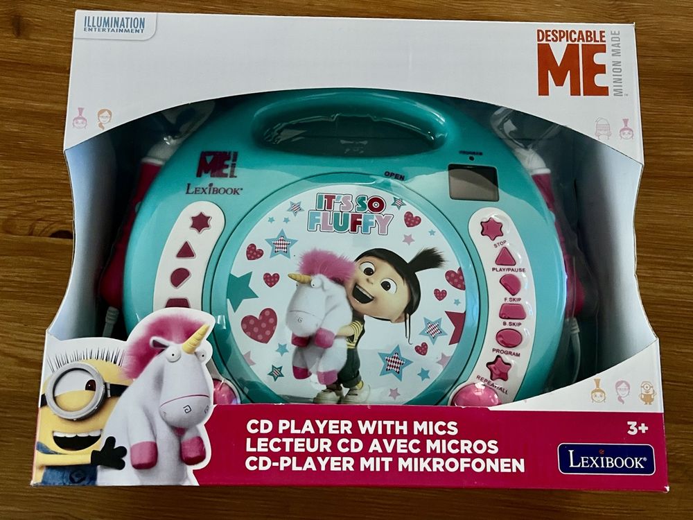 Lexibook: CD-Player mit 2 Mikrofonen Einhorn/Minions (NEU) (Neu und ...