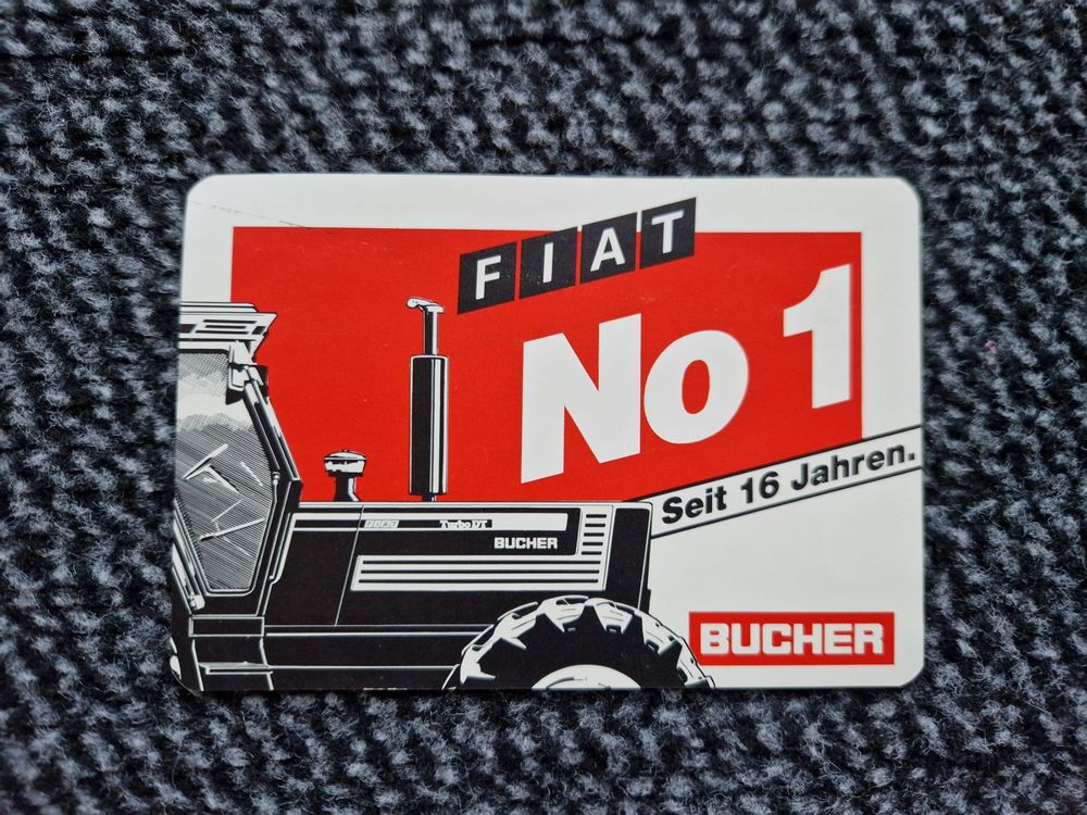 Original Fiat Bucher Traktoren Aufkleber Sticker (Gebraucht) in Dürnten ...