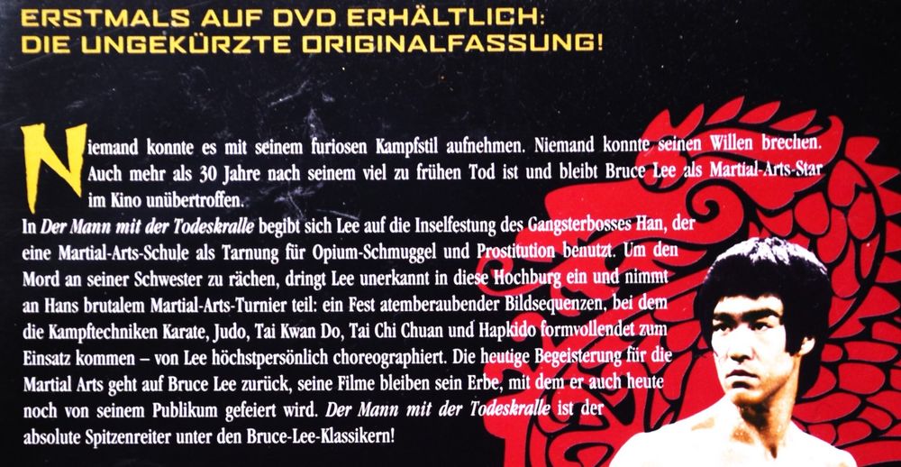 DER MANN MIT DER TODESKRALLE - BRUCE LEE (2 DISC-SET !) (Neu (gemäss ...