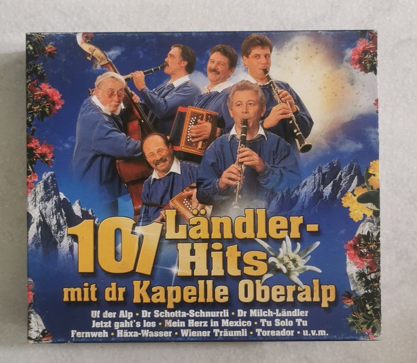 3 CDs 101 Ländler-Hits mit der Kapelle Oberalp (Gebraucht) in ...