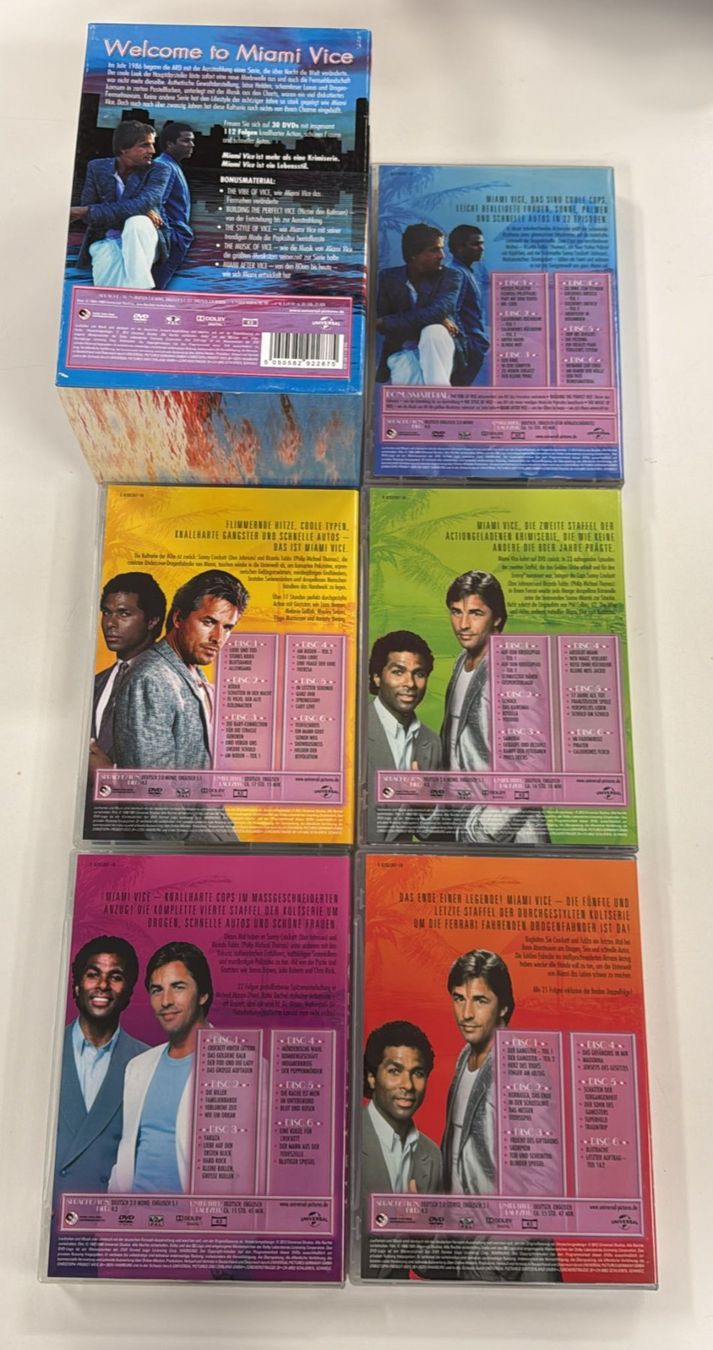 MIAMI VICE - DIE KOMPLETTE SERIE DVD (Gebraucht) in Zürich für CHF 69 ...