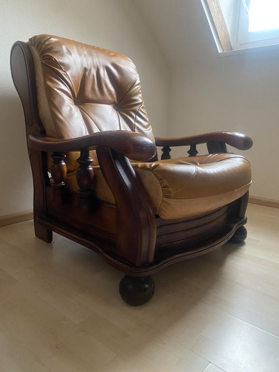 Leder Sessel (Gebraucht) in Allschwil für CHF 1 – nur Abholung auf Ricardo kaufen