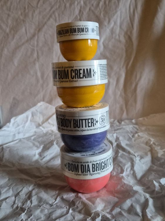 Body Cream "Sol de Janeiro" im Set/ 3x 75ml und 25ml (Neu und ...