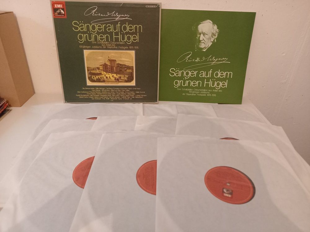 Vinyles, coffret de Richard Wagner, 10 disques (Gebraucht) in Middes ...