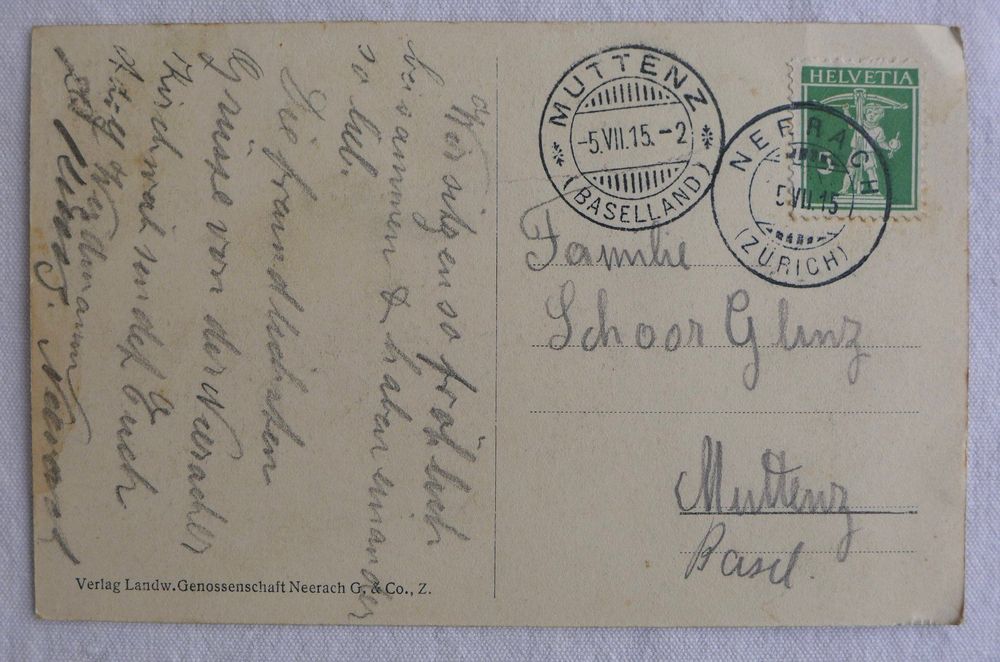 AK NEERACH ZH, Dorfansicht, belebt | Kaufen auf Ricardo