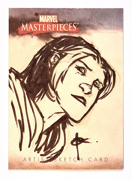 Marvel Masterpieces: Rogue Artist Sketch Karte, Unikat! (Gebraucht) in ...