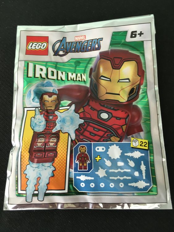 Lego Avengers Minifigur - 242210 - Iron Man (Neu und originalverpackt ...
