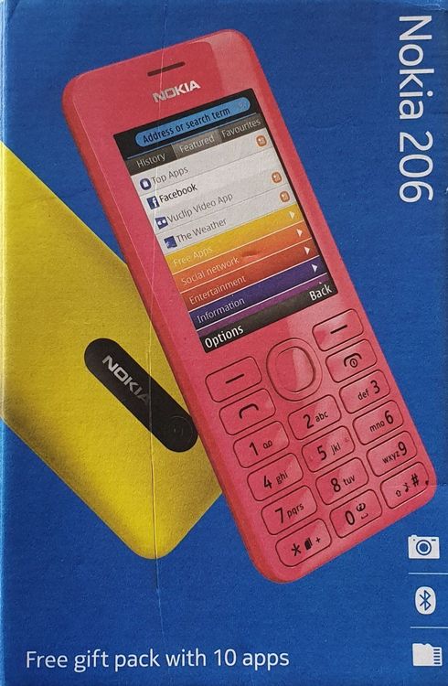 Nokia 206.1 Black (Neu und originalverpackt) in Zug für CHF 0.05 – nur ...