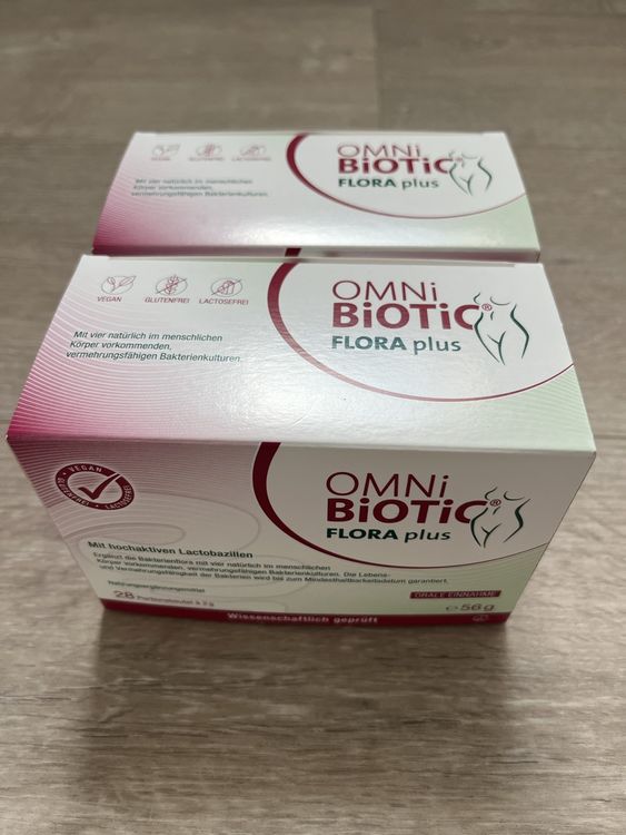 2 Packungen OMNI BIOTIC FLORA PLUS (Neu und originalverpackt) in Udligenswil für CHF 65 – mit ...