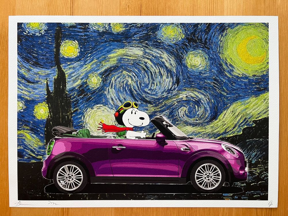 DEATH NYC « Van Gogh Mini Cooper Snoopy Auto » (Neu (gemäss ...