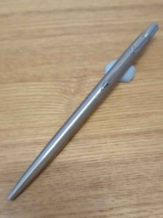 Vintage PARKER Stainless Steel Ballpoint Pen MADE IN ENGLAND (Gebraucht ...