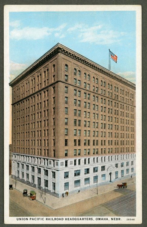AK col Omaha USA Nebraska, HQ Union Pacific Railroad ≈1950 (Gebraucht) in Basel für CHF 3 – mit ...