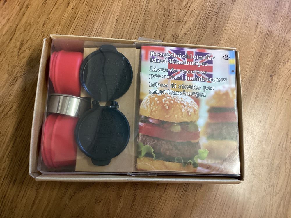Mini Burger Set, neu und originalverpackt 🍔 | Kaufen auf Ricardo