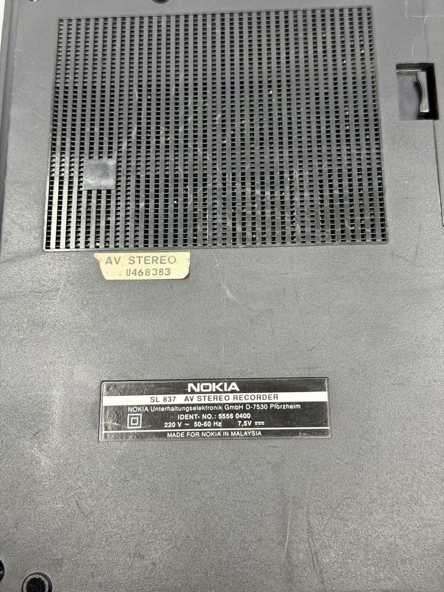 Nokia SL 837 AV Stereo Recorder – getestet – inkl. Netzkabel (Gebraucht ...