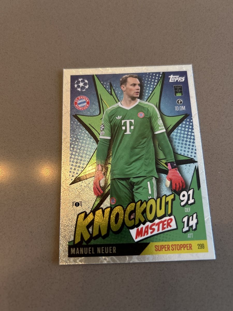 Match Attax 2024 - 2025 Manuel Neuer Knockout Master (Neu (gemäss Beschreibung)) in Züberwangen ...
