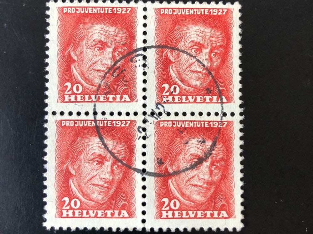 PJ 1927 - bloc 4 obli - Zu J43 | Kaufen auf Ricardo