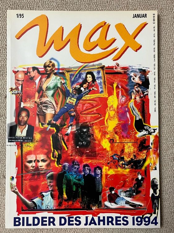 MAX - Magazin Januar 1995 - Bilder des Jahres 1994 (Gebraucht) in ...