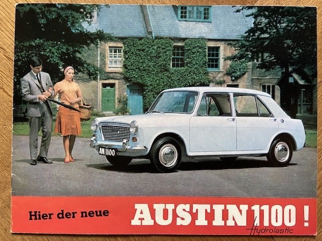 AUSTIN 1100 Prospekt BMC ADO16 prestige-brochure 1963 1964 (Gebraucht ...