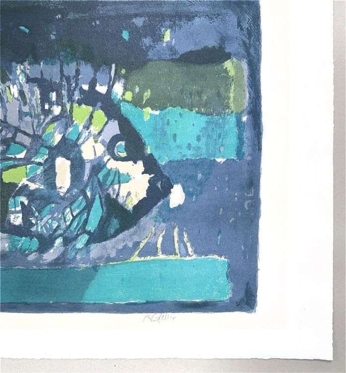 ROLF GFELLER LITHOGRAPHIE SIGNIERT NUMMERIERT (Gebraucht) in Gersau für CHF 28 – mit Lieferung ...