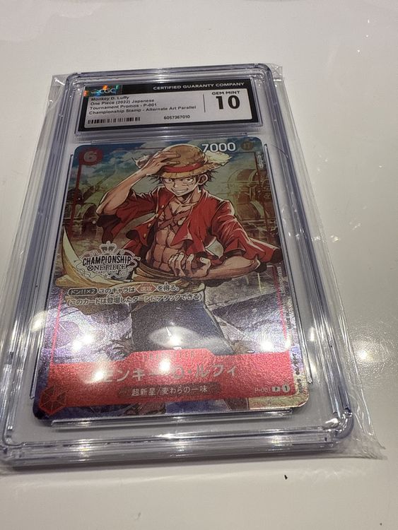 One Piece Luffy Promo P-001 CGC 10 - Top Zustand! (Neu und ...