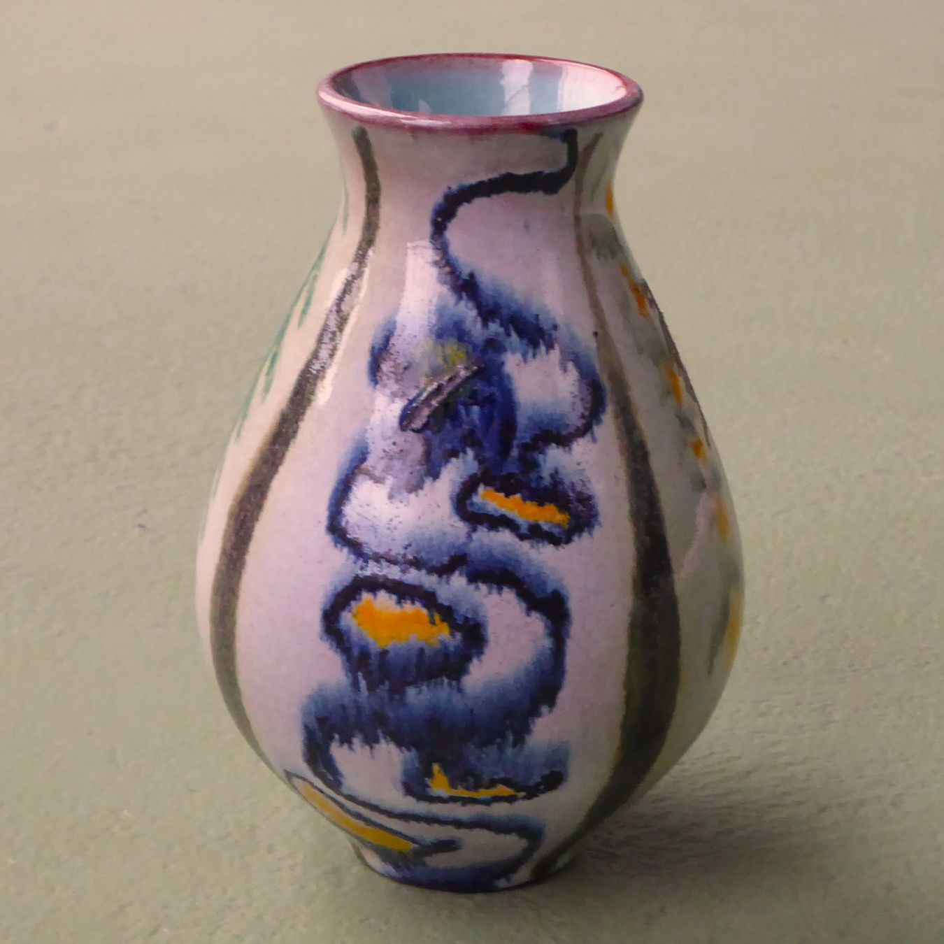 sehr schöne seltene original MARIO MASCARIN Keramik Vase (Gebraucht) in ...
