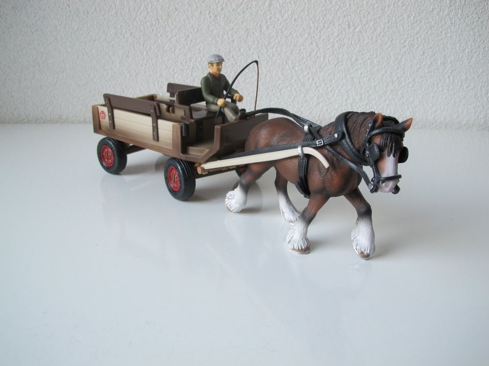 Schleich 72003 Pferdewagen Clydesdale Kutsche, Sonderedition (Gebraucht ...