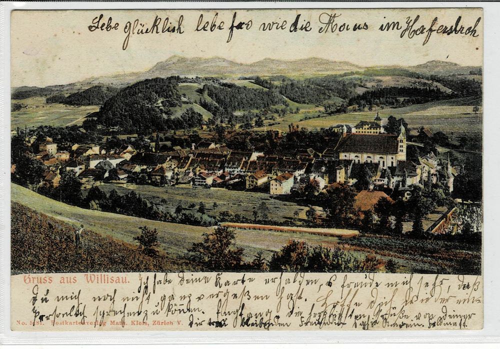 Gruss aus WILLISAU LU gel. 1909! | Kaufen auf Ricardo