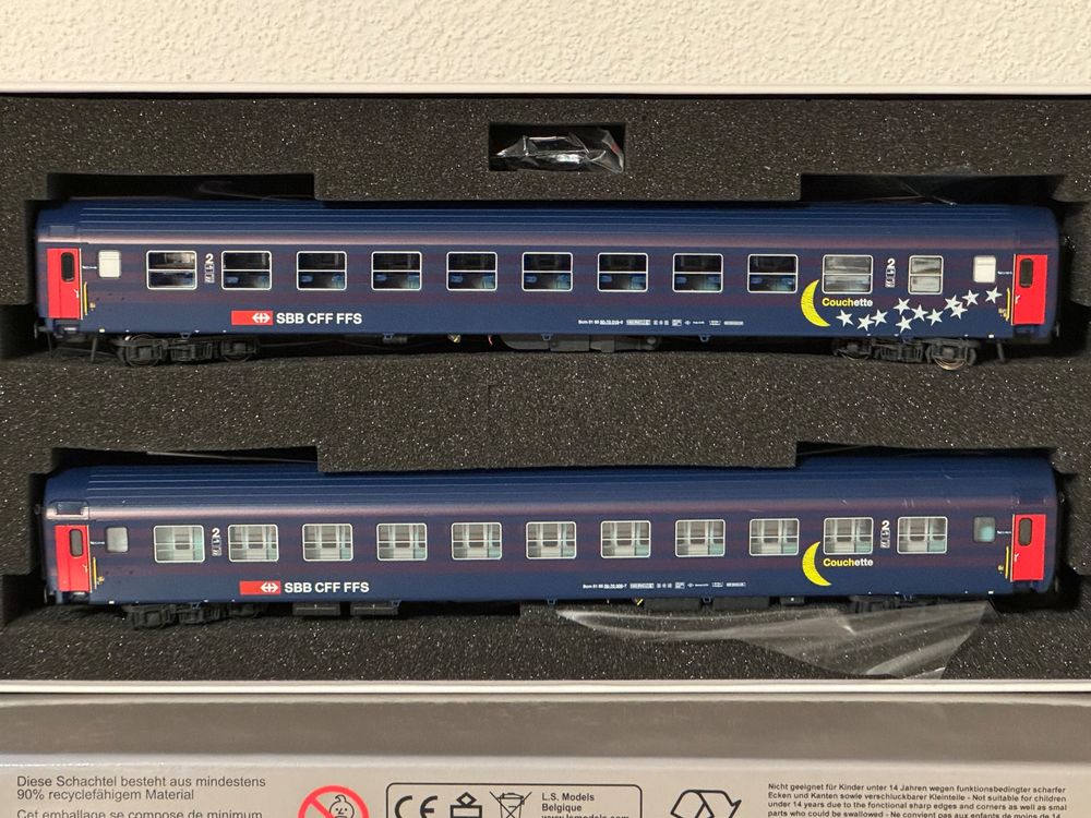 LS Models SBB 2 Schlafwagen SterneUIC-X Bcm neuwertig | Kaufen auf Ricardo