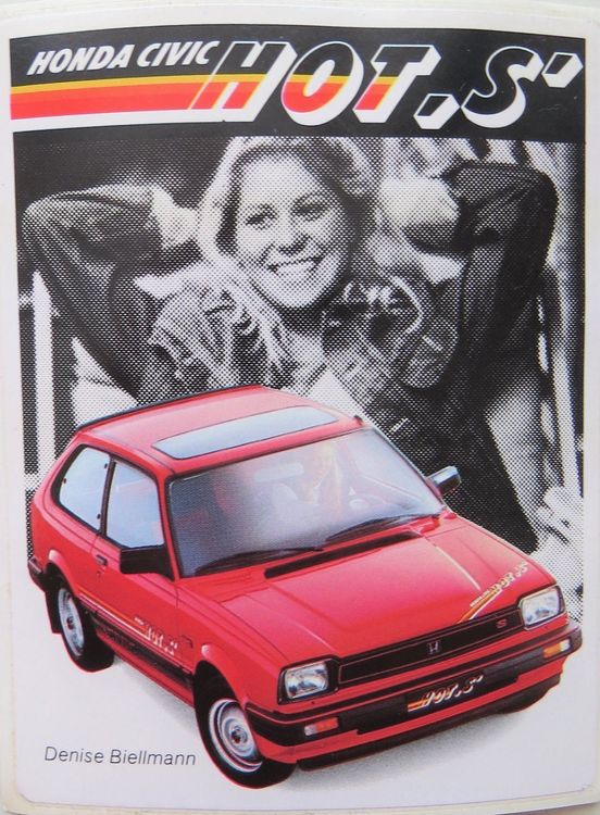 Sticker Honda Civic Denise Biellmann | Kaufen auf Ricardo