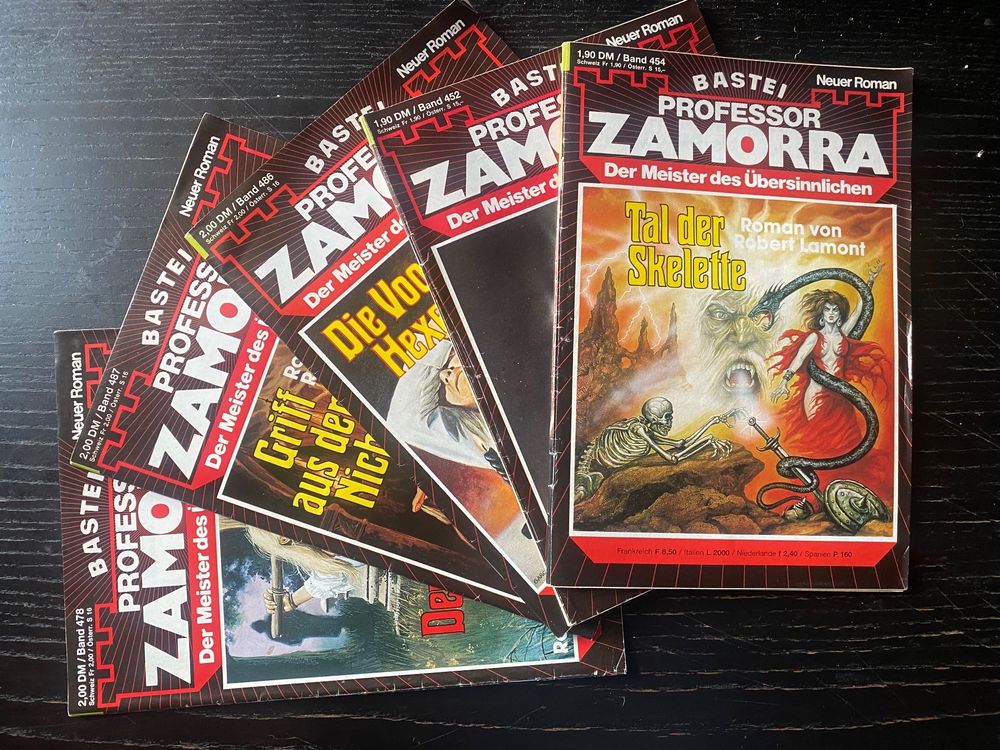 PROFESSOR ZAMORRA /Meister des Übersinnlichen /5er Bund (Gebraucht) in ...