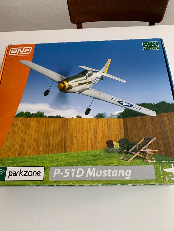 BNF Parkzone P-51D Mustang RC Fleugzeug defekt ab 1 CHF! (Defekt) in ...