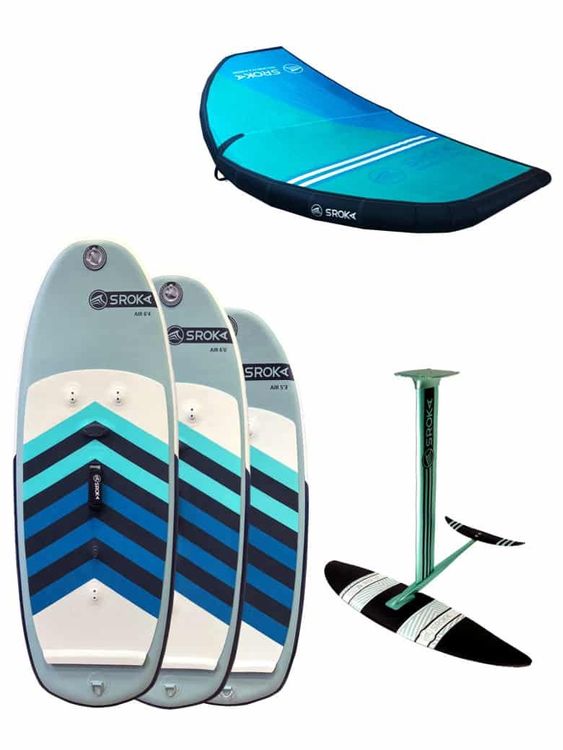 SROKA WINGFOIL PACK (FOILBOARD AUFBLASBAR) - 6'0 (140 Liter) (Neu und ...