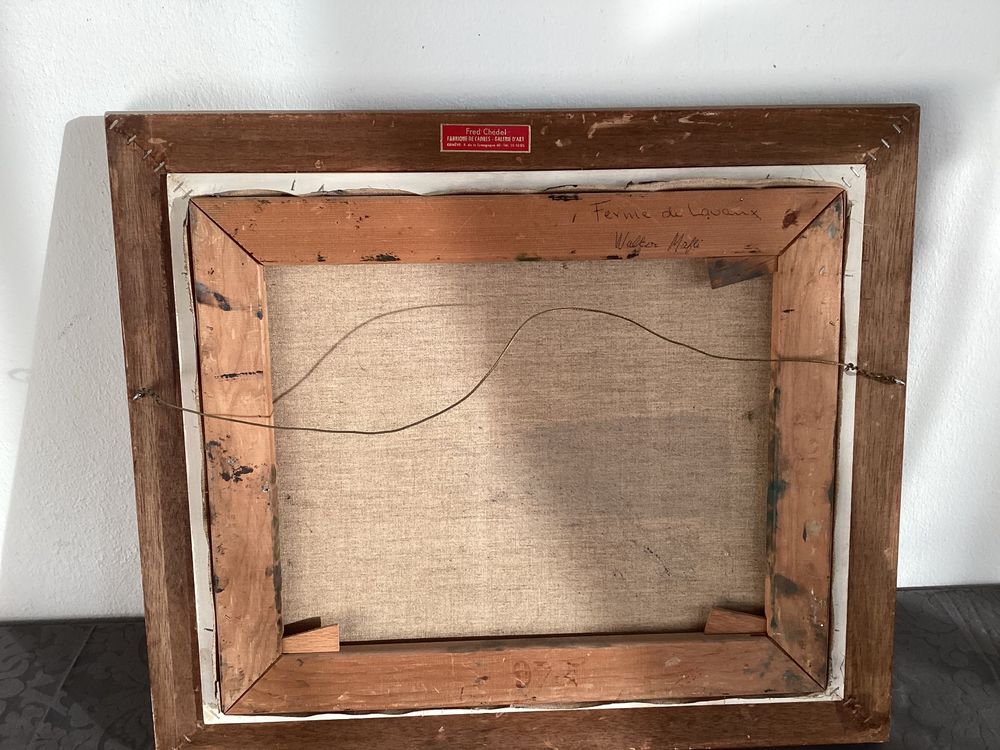 Walter MAFLI (1915-2017) Tableau peinture sur toile signé (Gebraucht) in Payerne für CHF 1181 ...