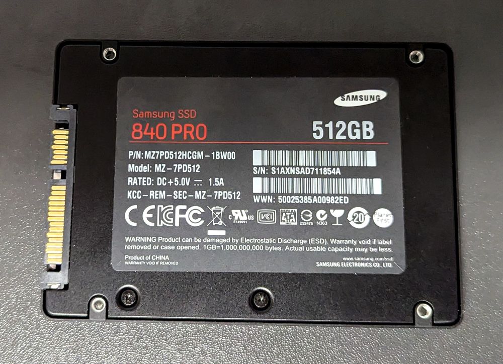 Samsung 840 Pro SSD 512GB | Kaufen auf Ricardo