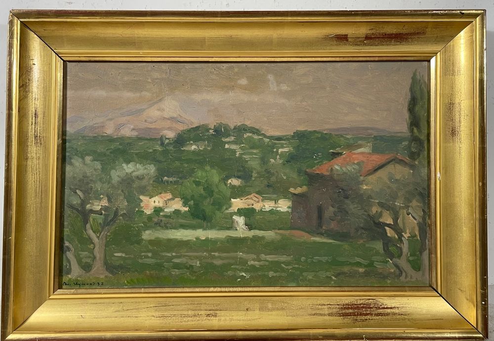 Landschaft Gemälde aus den 30er Jahren unleserlich Signiert | Kaufen ...