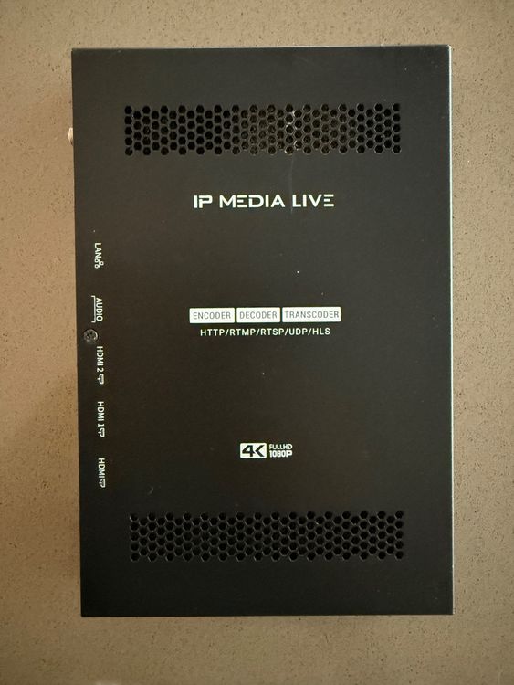 IP Media Live encoder decoder transcoder 4K Full HD | Kaufen auf Ricardo