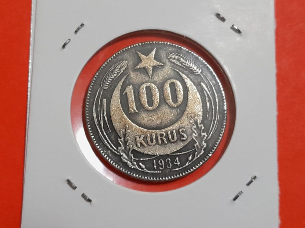 100 Kurus 1934, Türkei (Neu (gemäss Beschreibung)) in Aarau für CHF 26 ...