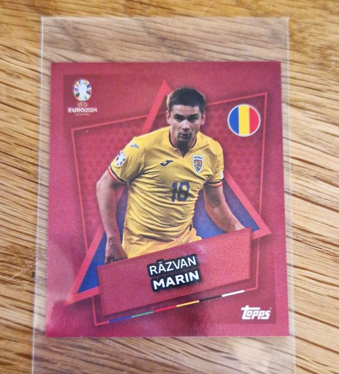 Topps SPS Sticker EURO 2024 ROM Razvan Marin (Neu (gemäss Beschreibung ...