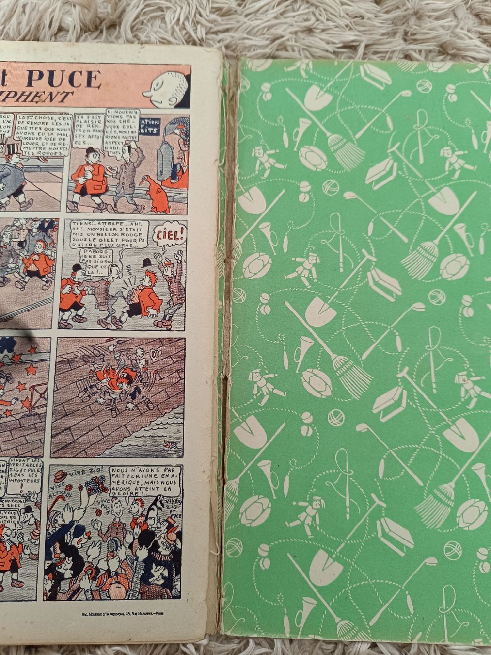 Livre rare Zig et Puce, édition originale Hachette (D'occasion) à ...