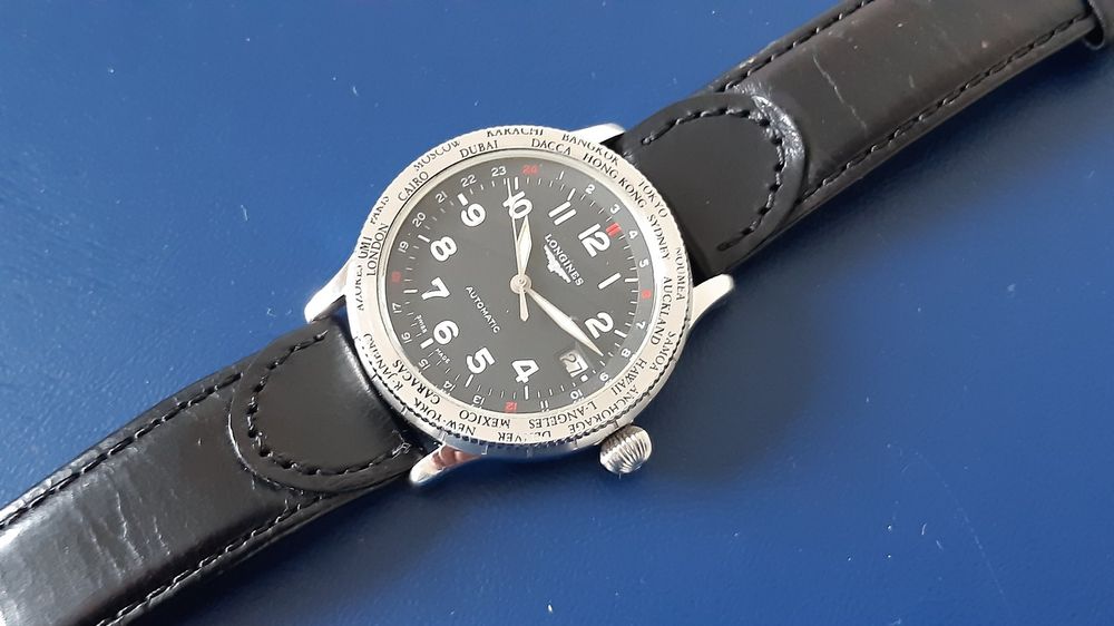 Longines World Timer Avigation Swissair Exclusive Nr. 4 (Gebraucht) in ...