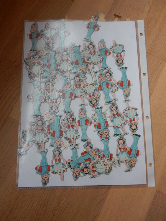 antike Glanzbilder Oblaten Nostalgie Albumbilder Pierro | Kaufen auf Ricardo