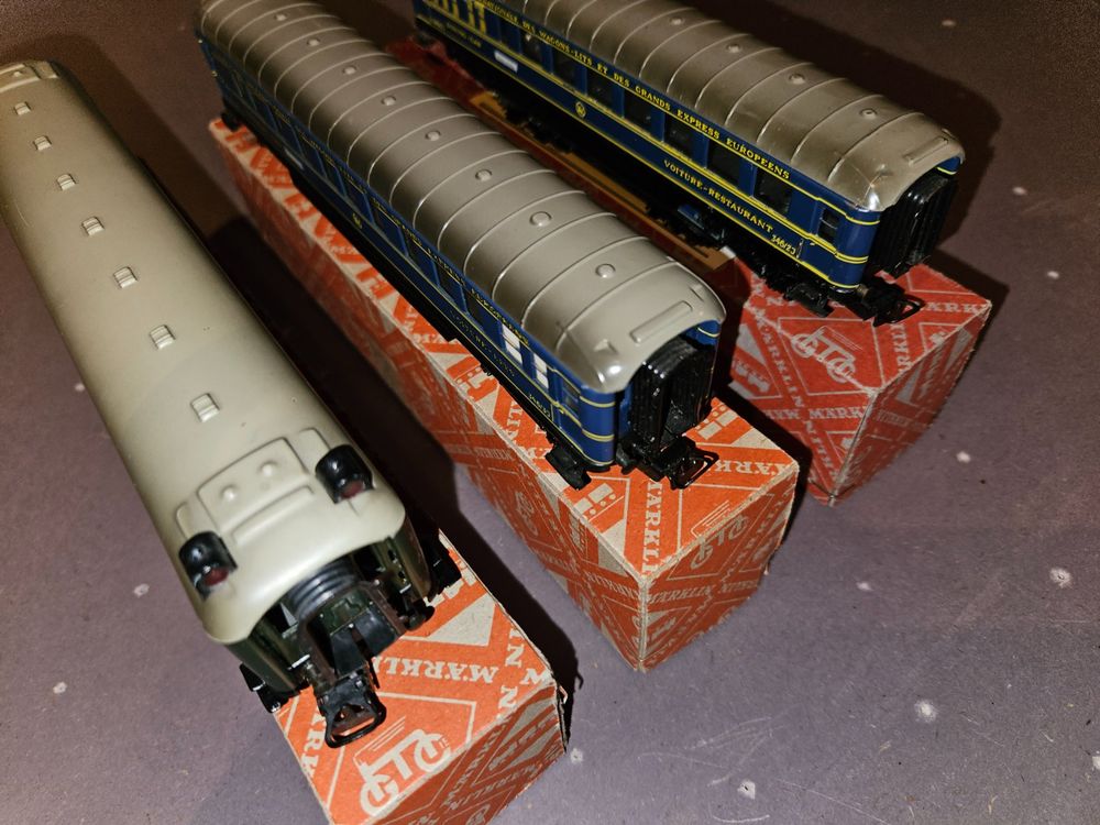 Märklin 346/3J, 346/1BS, 346/2J Wagen DB im OVP sehr gut | Kaufen auf ...