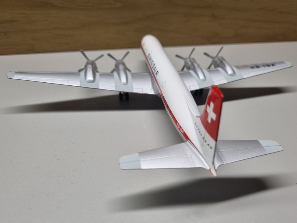 SWISSAIR DC-7c HOBBYMASTER 1:200 HB-IBK | Kaufen auf Ricardo