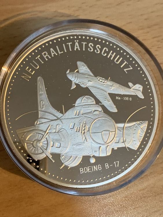 5 Unzen Neutralitätsschutz 1995 Silber (Gebraucht) in Oberdorf BL für CHF 175 – mit Lieferung ...