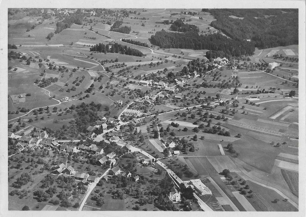 Hittnau ZH Flugaufnahme Nr.10046 , 1956 (Gebraucht) in Solothurn für CHF 13 – mit Lieferung auf ...