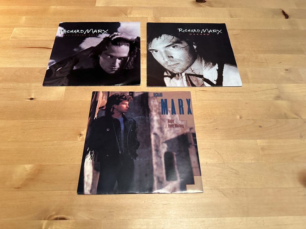 RICHARD MARX tolle Single Sammlung 7" 80's Hits Charts Kult (Gebraucht ...