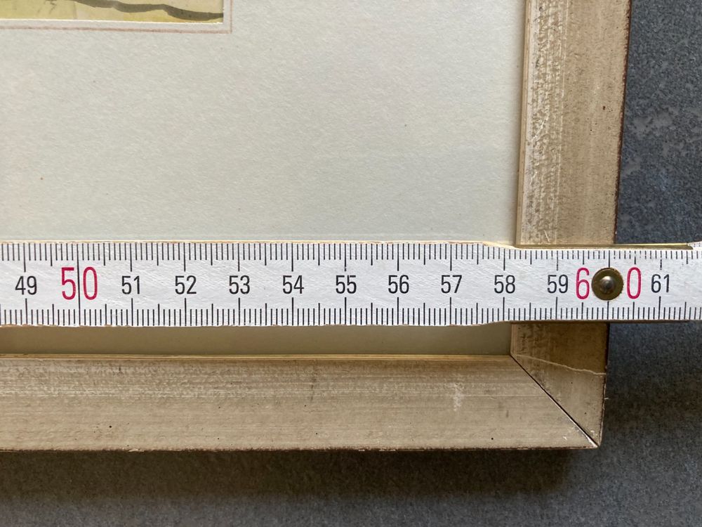 Gemälde Aquarell signiert (Gebraucht) in Subingen für CHF 19 – nur Abholung auf Ricardo kaufen