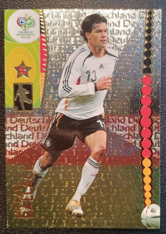 Panini WM 2006 Michael Ballack FOIL Deutschland Trading Card | Kaufen ...