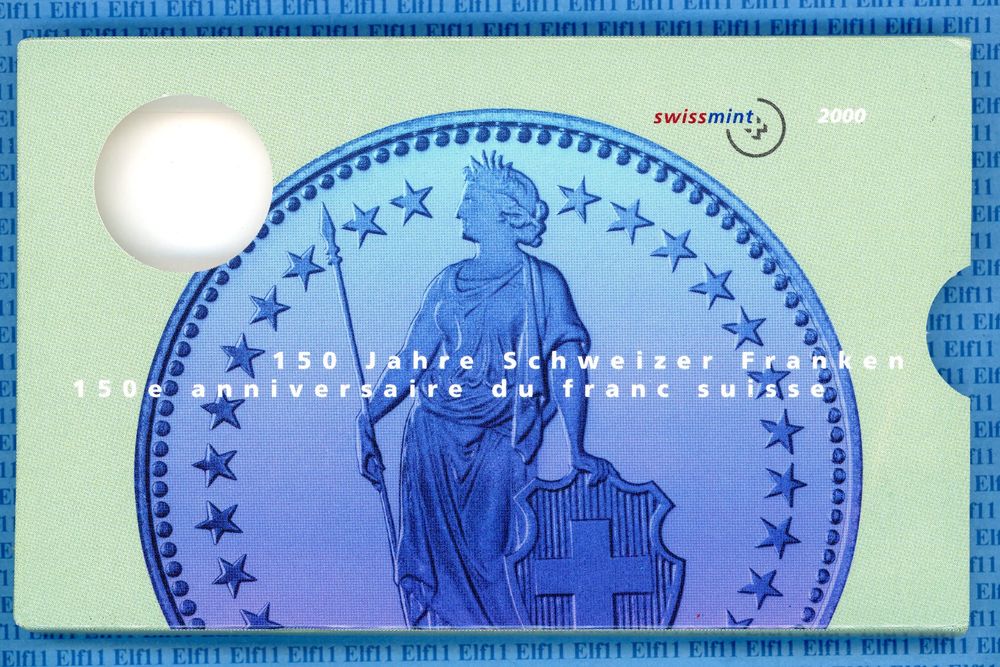 CHF-Münzsatz 2000 stgl 150 J.Schweizer Franken Jahrgangssatz | Kaufen auf Ricardo